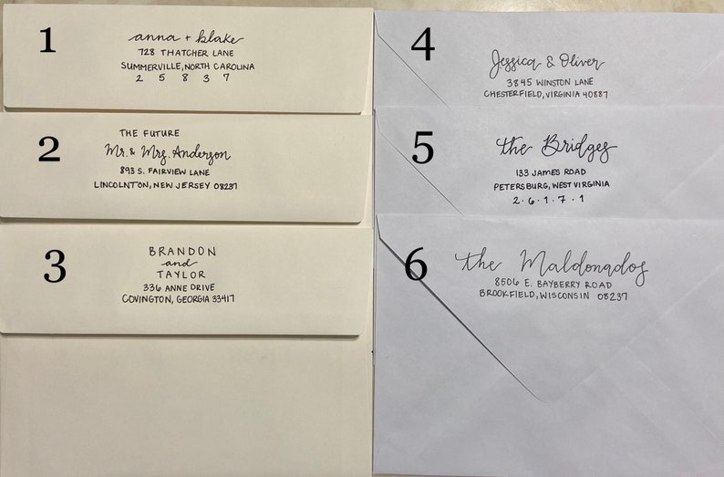 Envelope Addressing Hand Written Envelopes Calligraphy - Etsy