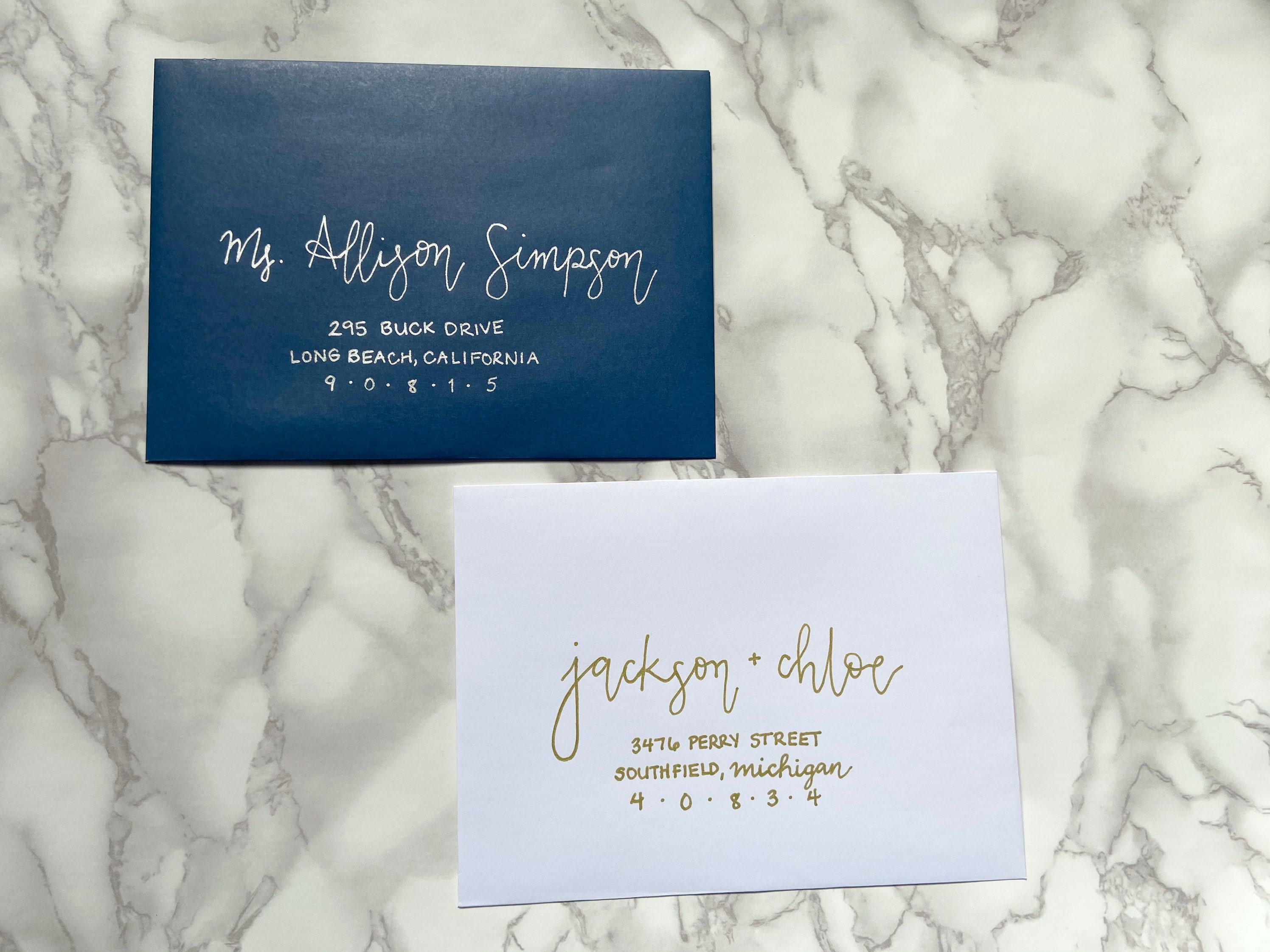 Envelope Addressing Hand Written Envelopes Calligraphy - Etsy