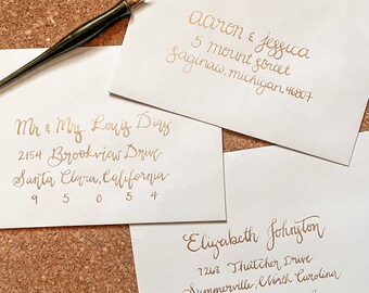 Envelope Addressing Hand Written Envelopes Calligraphy | Etsy