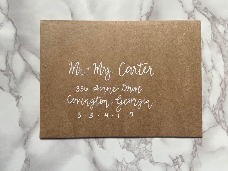 Envelope Addressing Hand Written Envelopes Calligraphy | Etsy