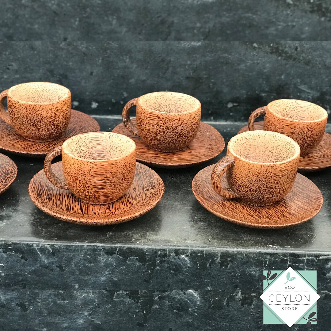 Coconut Wood Tea Cup, Eco Gift, Eco Friendly Unique Tea Cup - Etsy