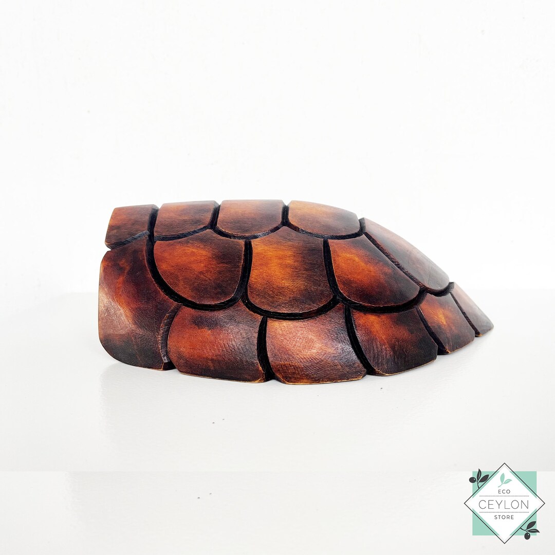 Hand Carved Wall Hang Wooden Sea Turtle Shell Wood Sea Turtle - Etsy