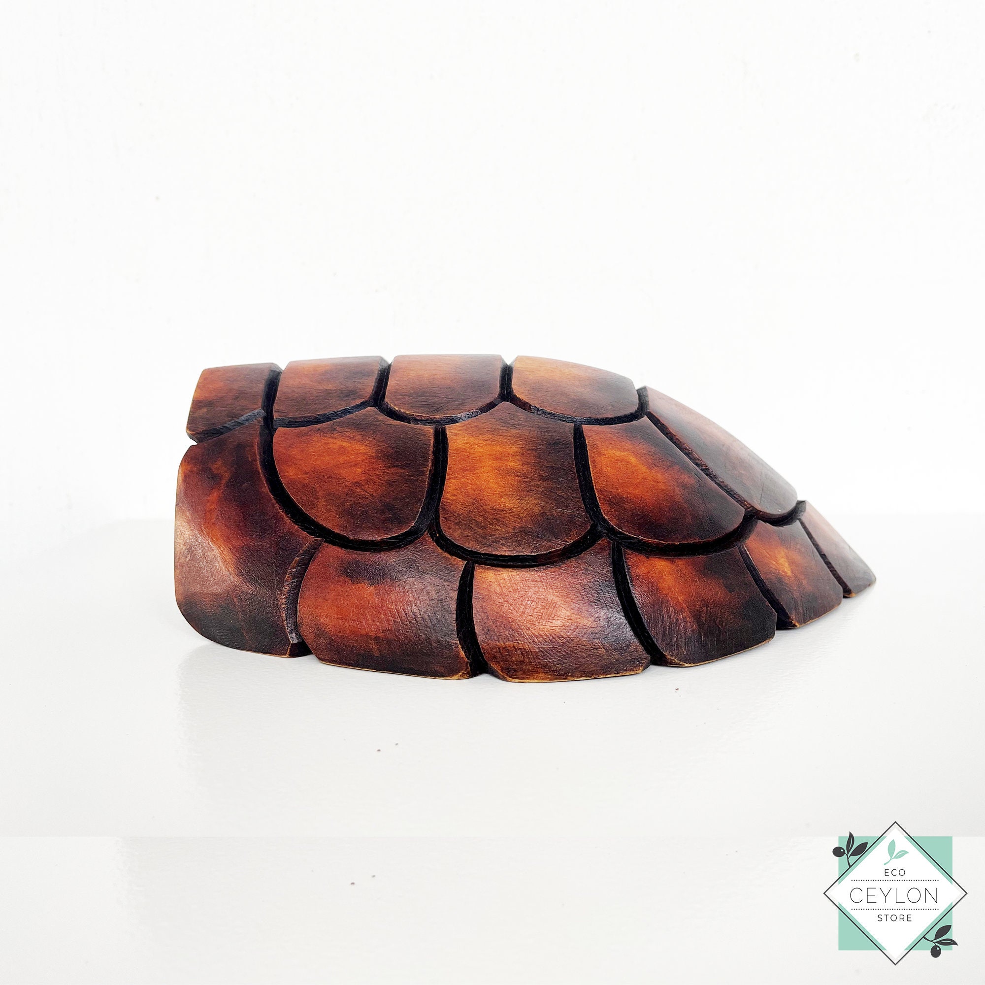 Hand Carved Wall Hang Wooden Sea Turtle Shell, Wood Sea Turtle Shell ...