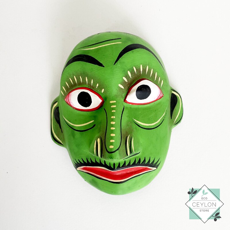 Green Man Mask - Etsy