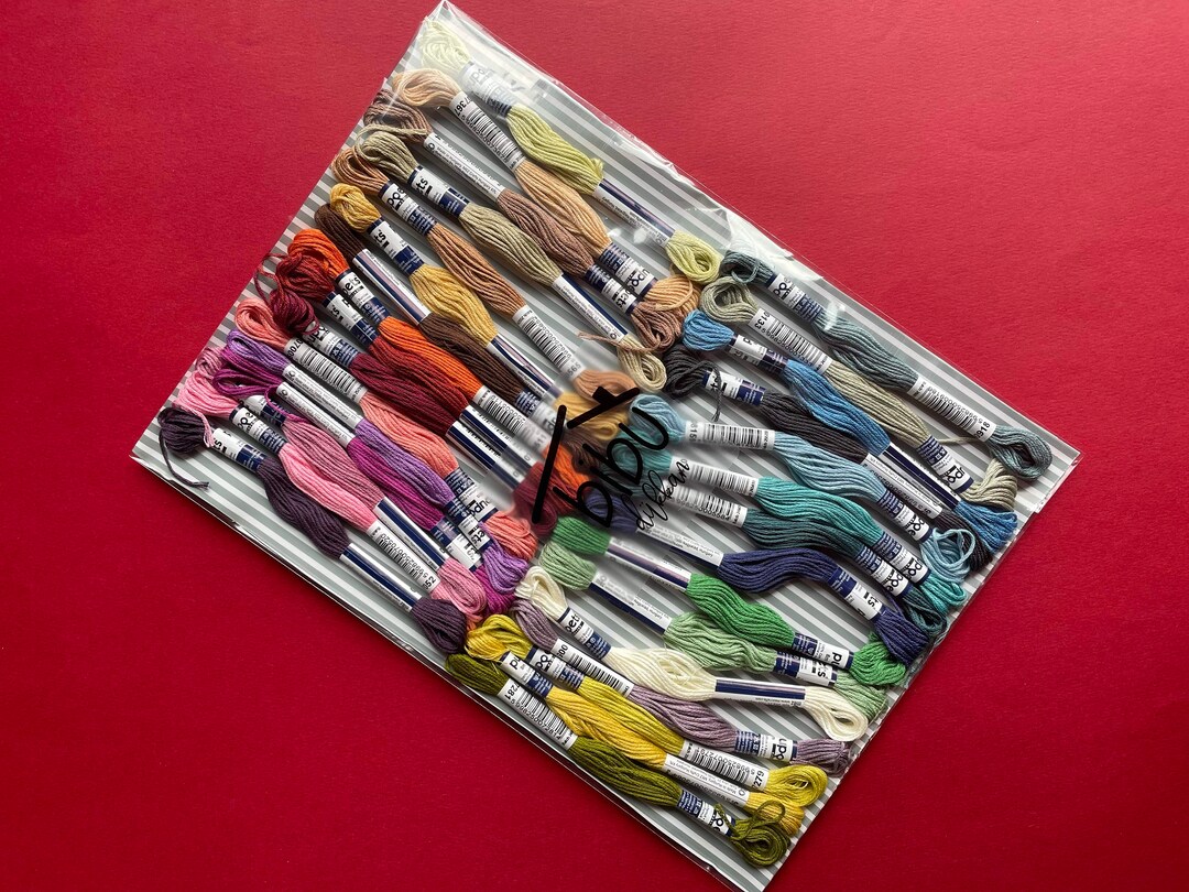 Mouline Embroidery Kit / 30 Pieces Mouline Pack / Mouline Embroidery ...