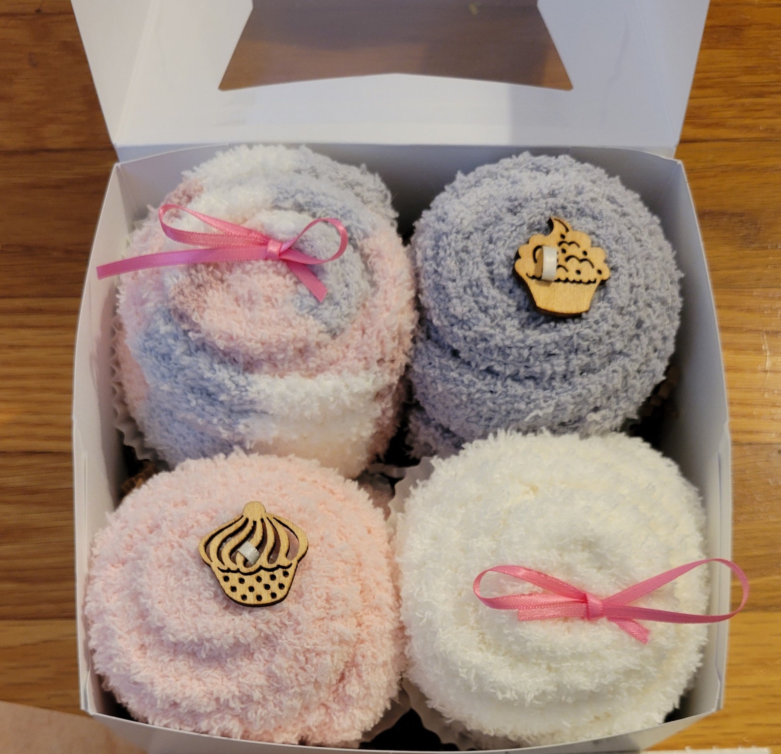 Qute Fuzzy Socks Cupcakes Gift for Women Get Well Gift - Etsy
