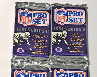Pro Set Nfl Cards - Etsy