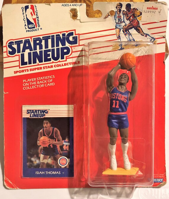 1988 Kenner Starting Lineup Isiah Thomas NBA Detroit Pistons | Etsy