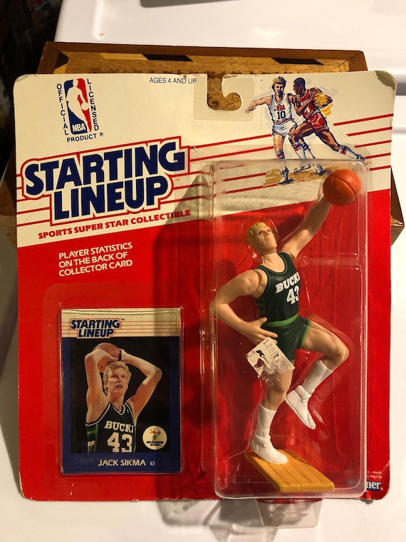 1988 Kenner Starting Lineup Milwaukee Bucks Jack Sikma NBA | Etsy