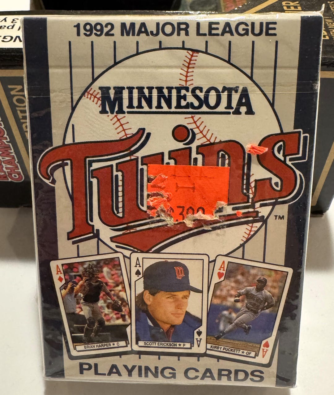 1992 Minnesota Twins MLB Playing Cards New in Wrapper. - Etsy