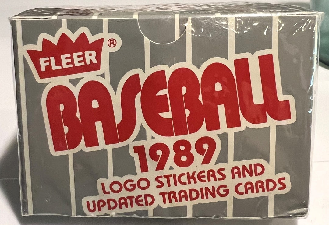 1989 Fleer Baseball Trading Cards Set Of 132 Cards Mlb. - Etsy