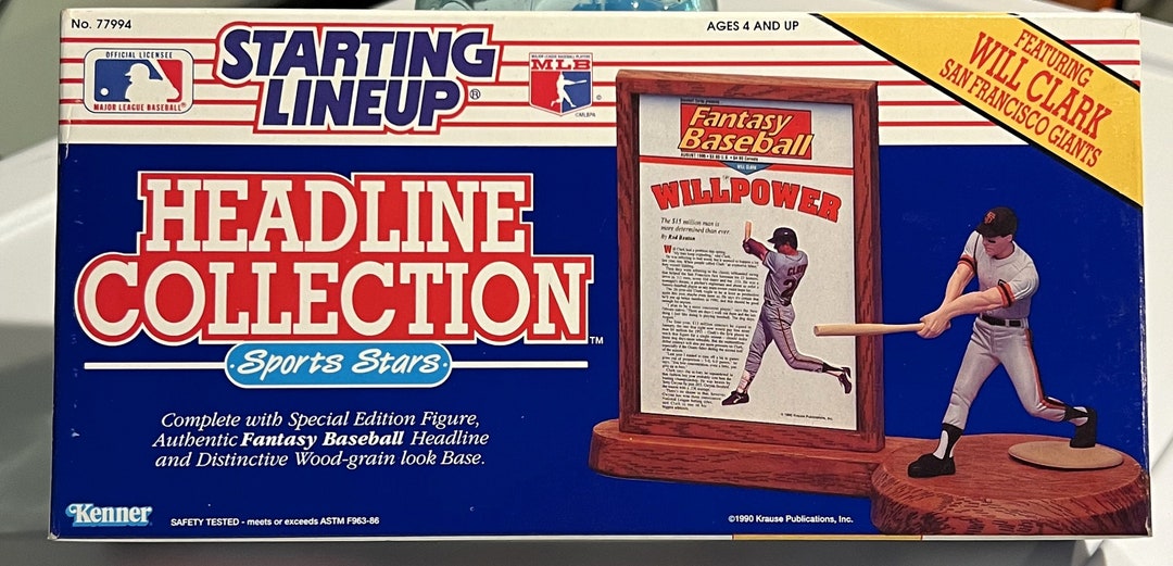 1991 Kenner Starting Lineup Headline Collection San Francisco Giants ...