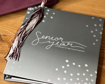 Graduation Photo Album Senior Party Guest Book Name & Class Year ...