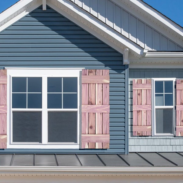 Cedar Shutters Exterior - Etsy