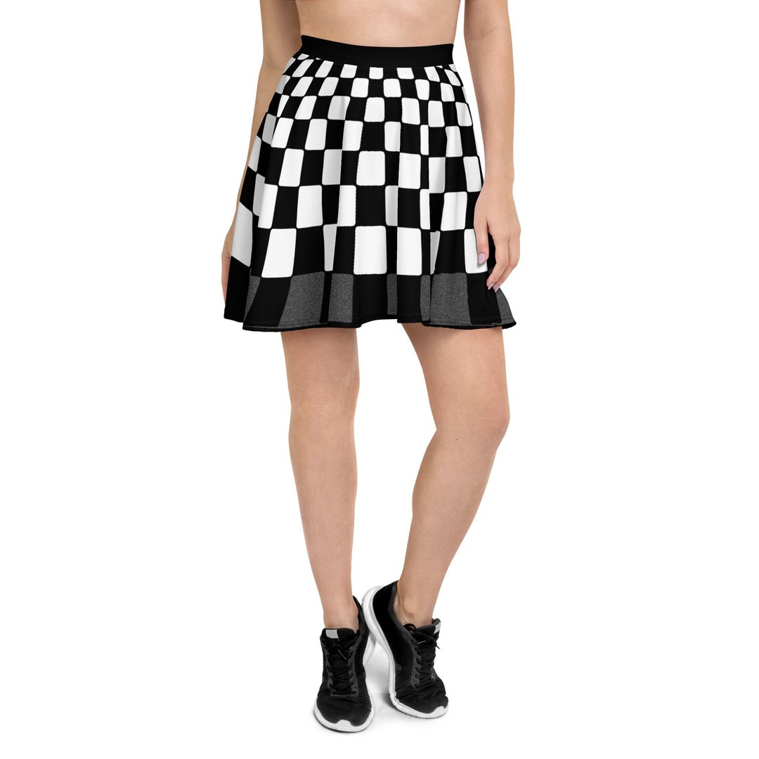 Checker Print | Checkered Color-block Pattern | 7 Color Options | so ...