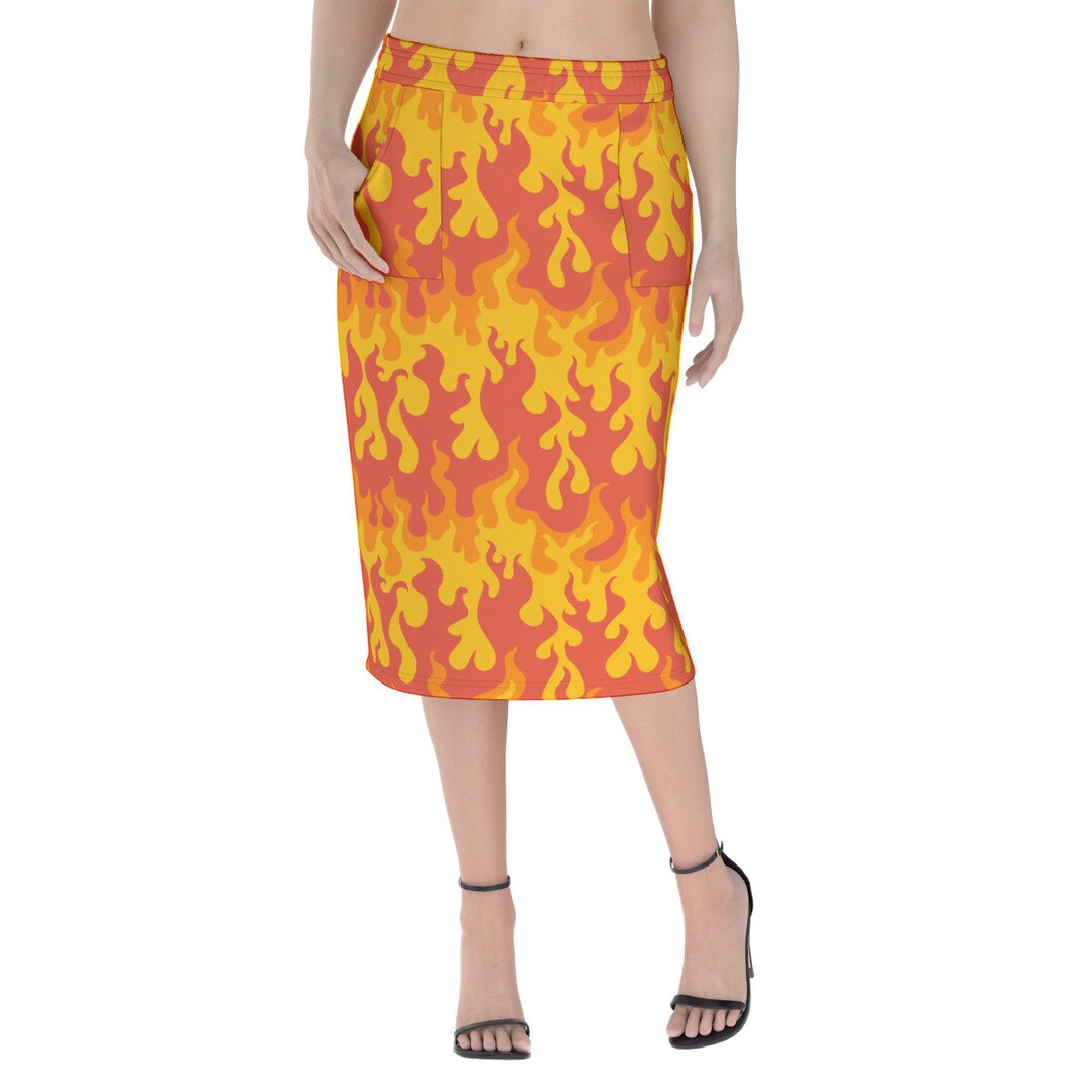 Flame Pattern | Fire All-over Print | Cosplay Costume | Classic Women's ...