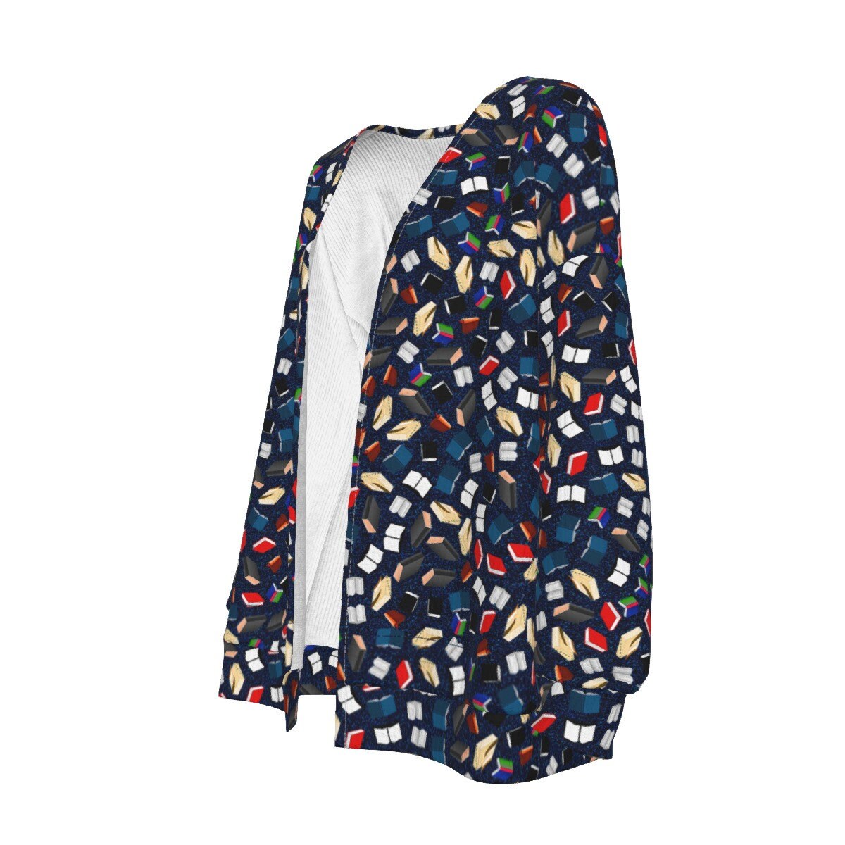 Bookworm Blue I Love Reading Book Pattern Books Print Gift for Teachers ...