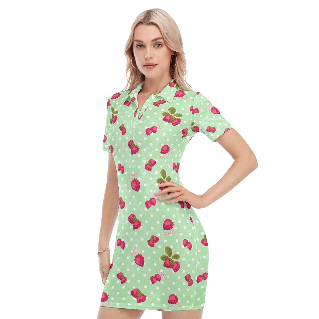 Super Cute Strawberry Dresses | Strawberries All-over Prints | 3 ...