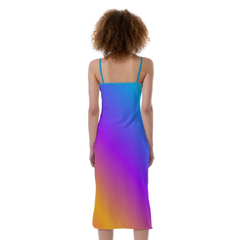Cosmic Rainbow Cyber Punk Ombre All-over Print Women's Cami Dress - Etsy