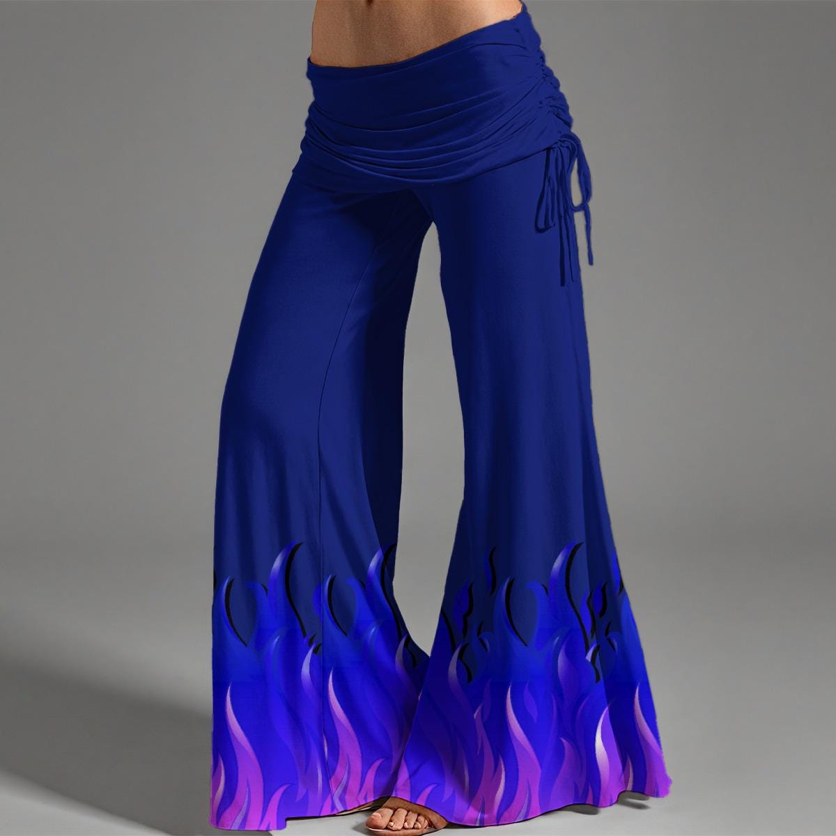 4 Fire Prints | Cosplay Costume | Red Flame & Blue Flame | All-over ...