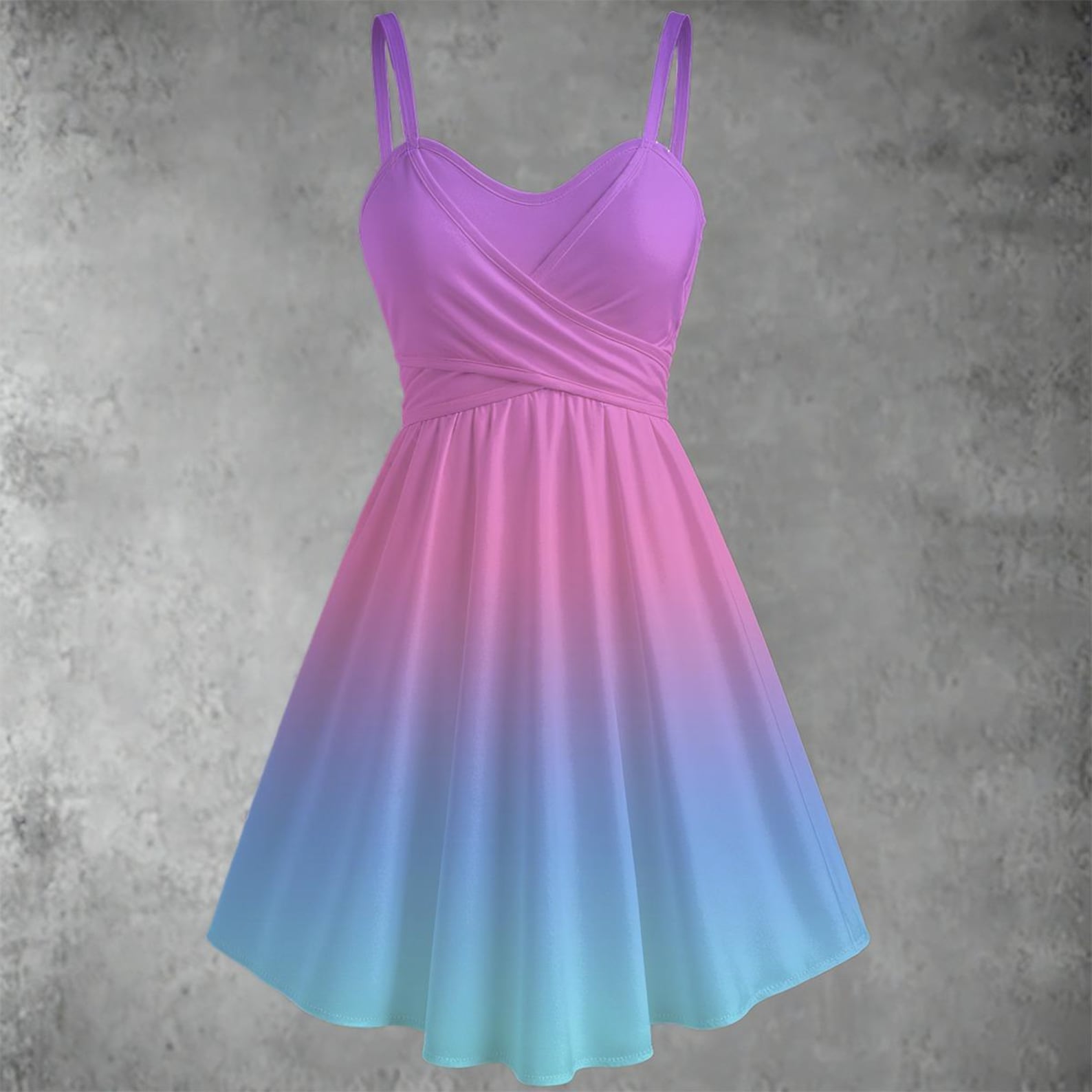 Mermaid Ombre | 5 Fantastical Colors! All-over Print Women's Spaghetti ...