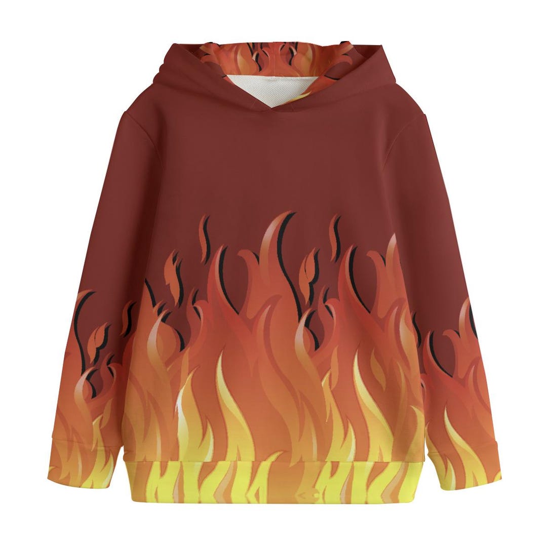 Red Hot Fire | Cosplay Costume | Red Flame All-over Print Kid's ...