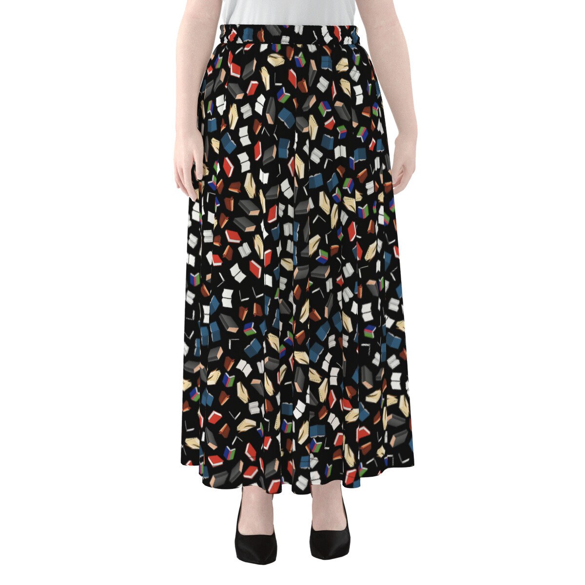 Bookworm Blue I Love Reading Book Pattern Print Over Navy Blue Gift for ...