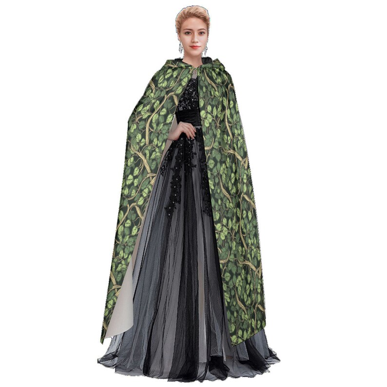 Green Earthy All-over Print Cosplay Costume Vine Plant Mother Nature ...