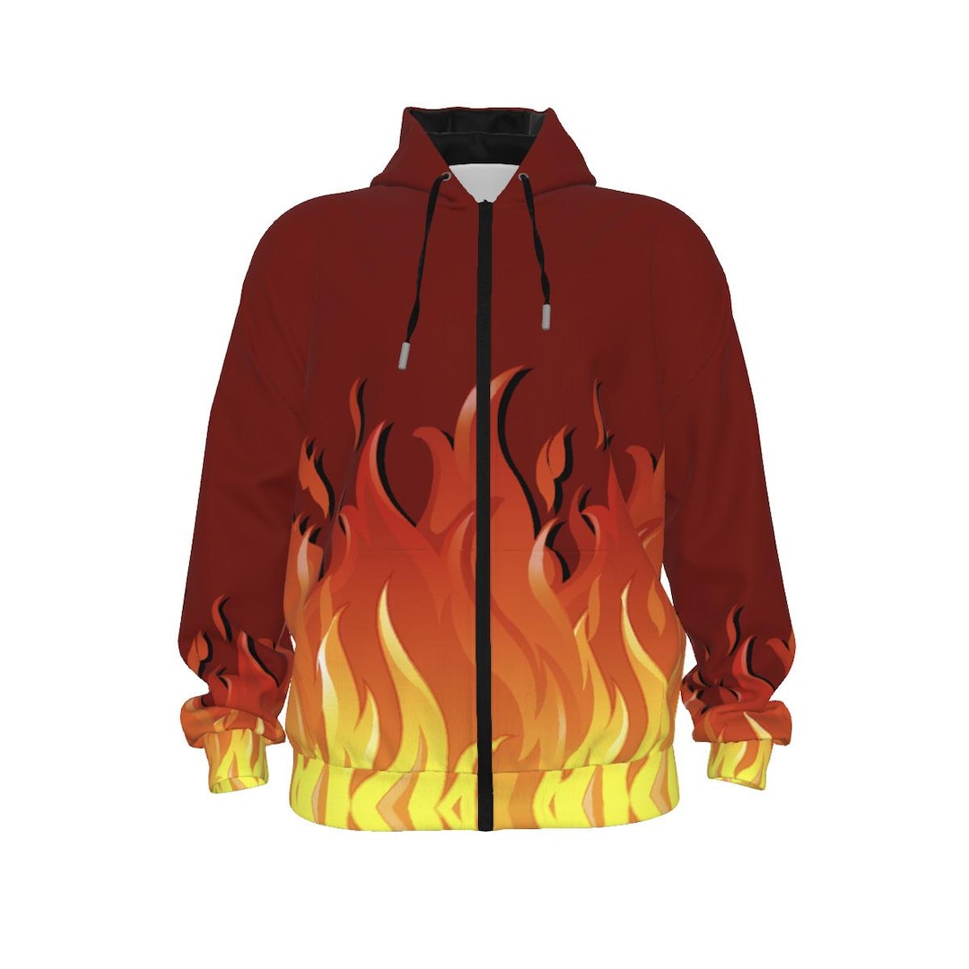 Red Hot Fire | Cosplay Costume | Red Flame All-over Print Unisex ...