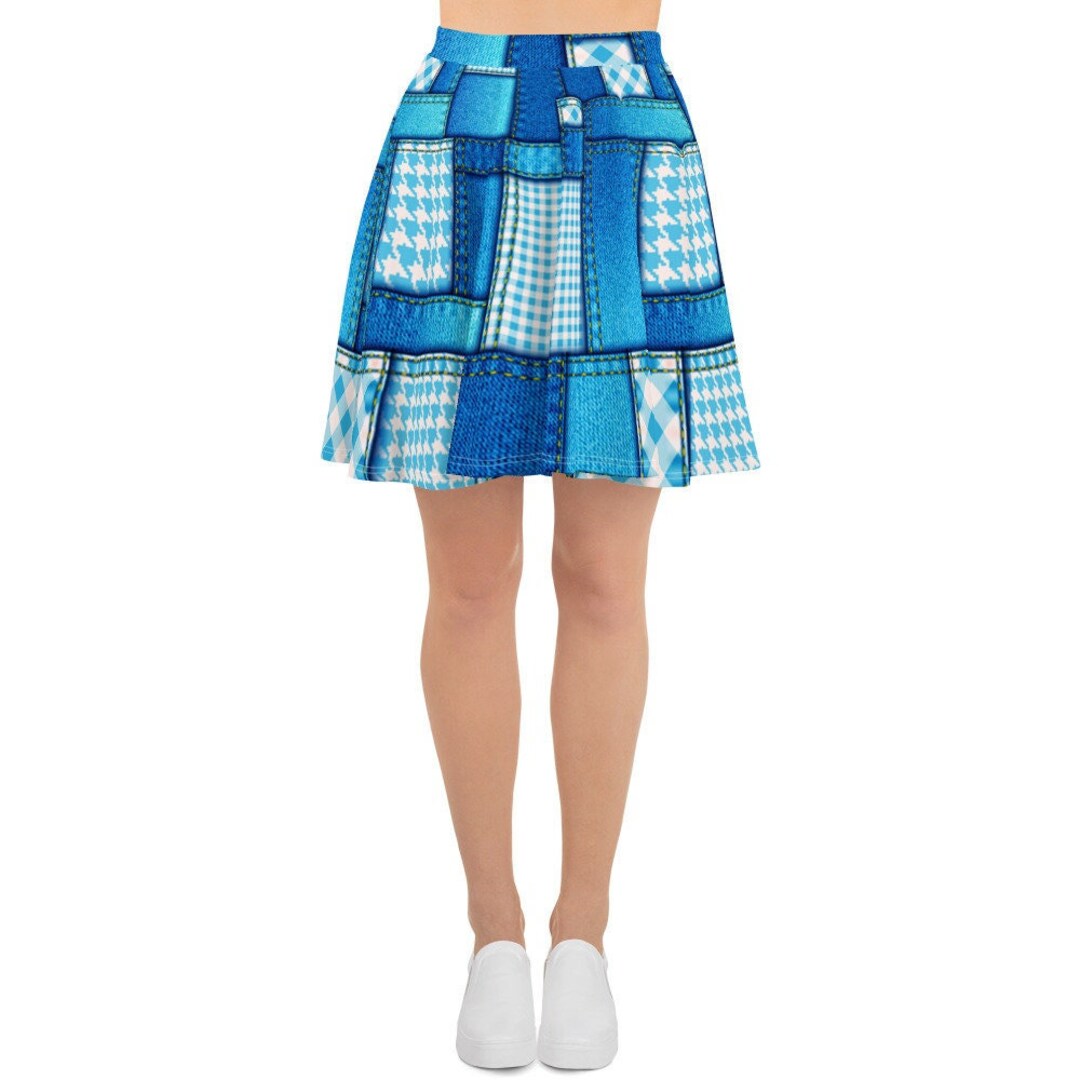 Ragdoll Patches Patchwork Print (assorted Colors) - Skater Skirt - Etsy