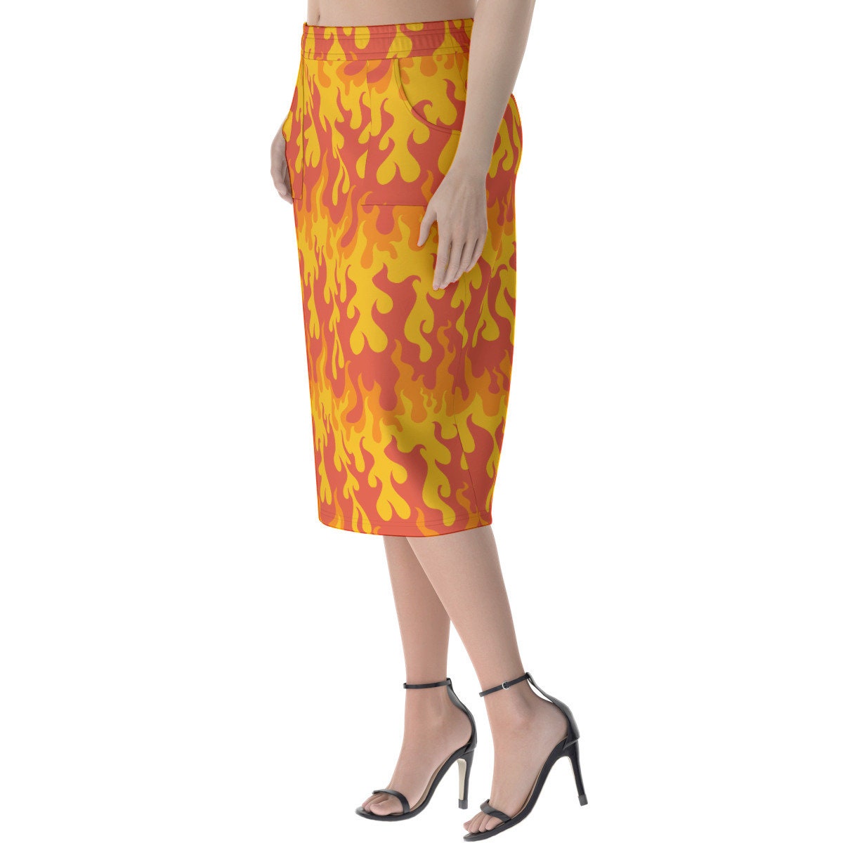 Flame Pattern | Fire All-over Print | Cosplay Costume | Classic Women's ...