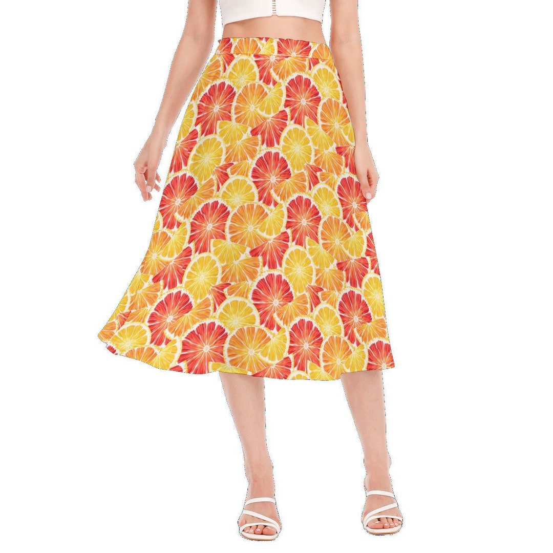 Citrus Beauty | Oranges Grapefruit Pattern | All Over Fruit Print ...