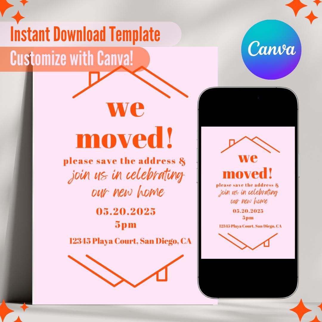 Instant Download Housewarming Text Invite Editable New Home Party ...
