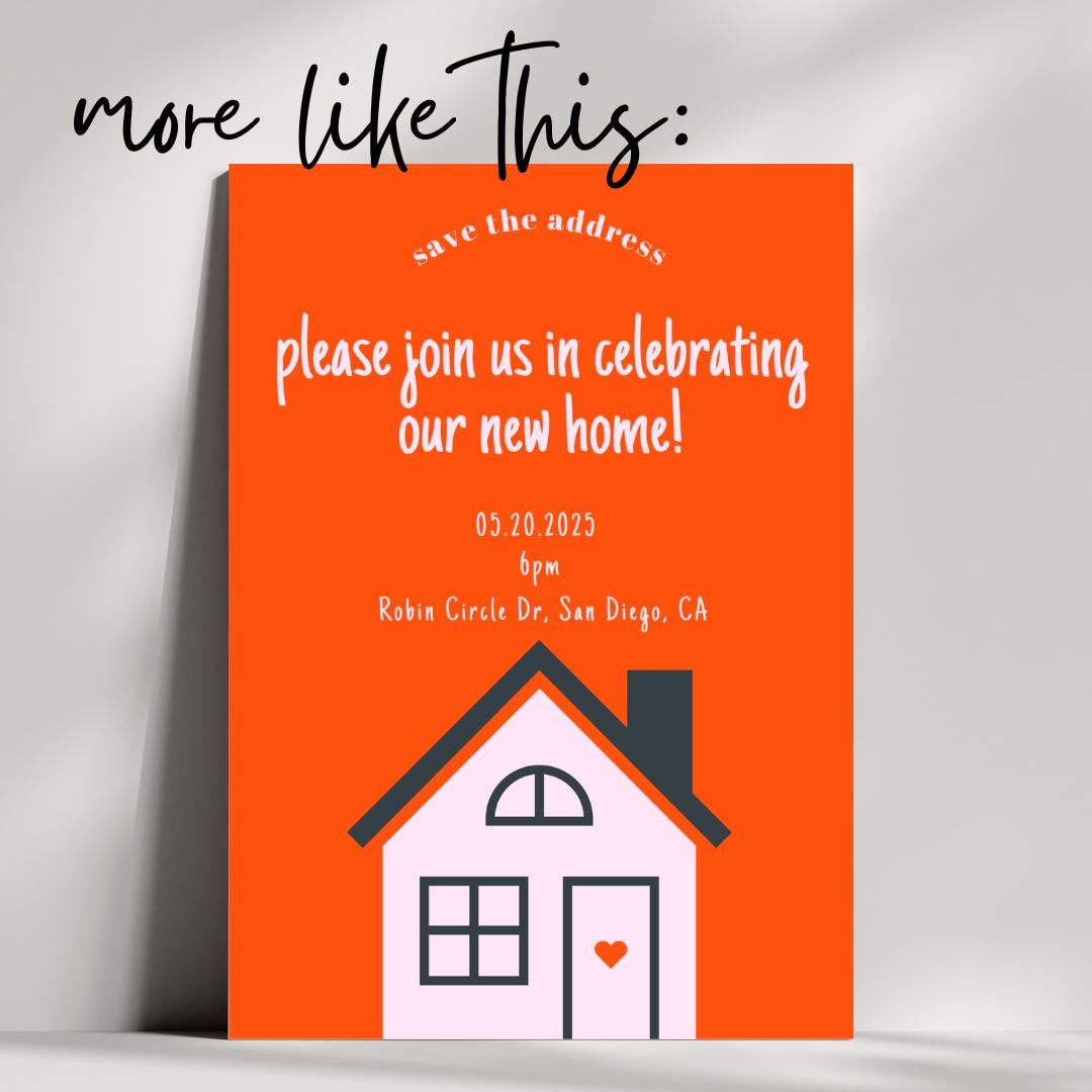 Instant Download Housewarming Text Invite Editable New Home Party ...