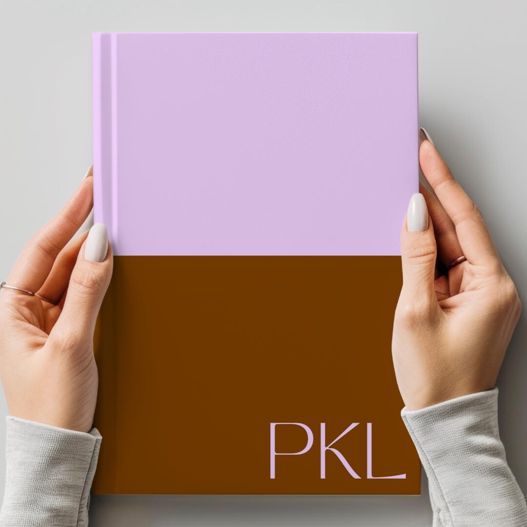 Personalized Blank Notebook Custom Journal With Initials Monogram ...