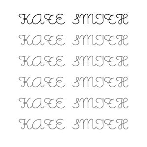 Custom Cursive Name Tracing Worksheet: Handwriting Practice (digital ...