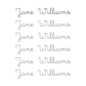 Custom Cursive Name Tracing Worksheet: Handwriting Practice (digital ...