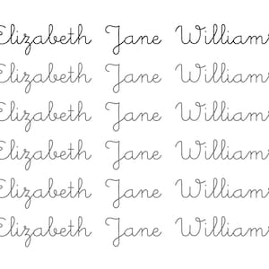 Custom Cursive Handwriting Practice Sheet, Custom Name Tracing ...