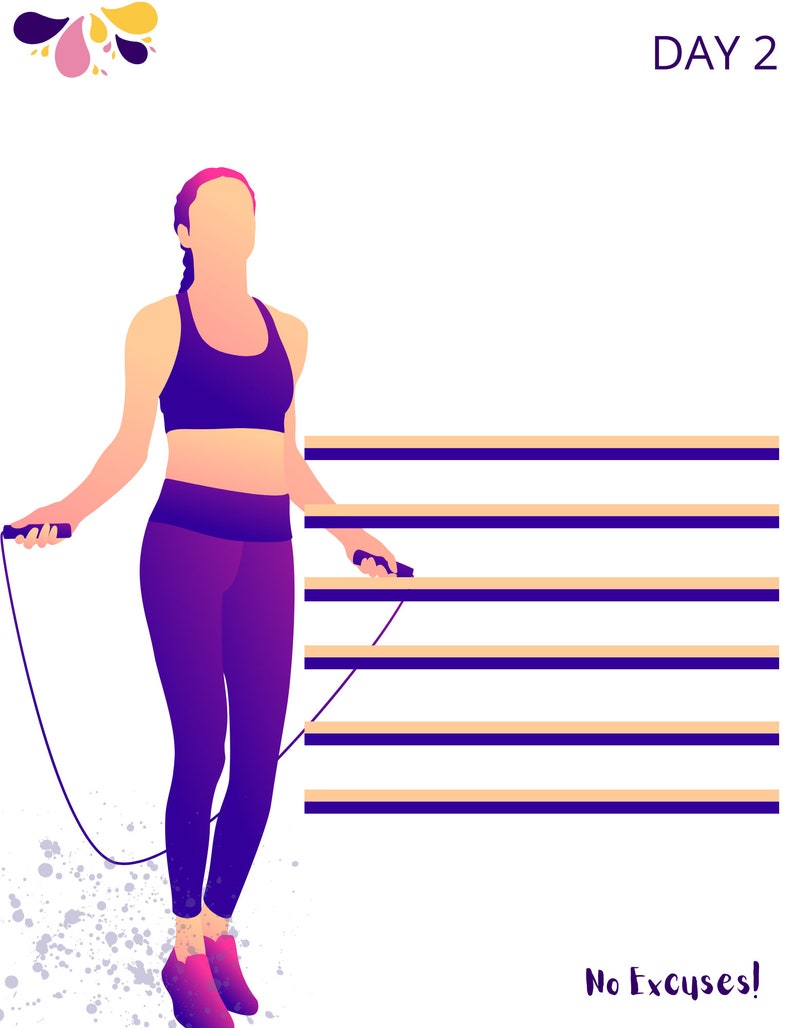 My Workout Plan Printable Digital - Etsy