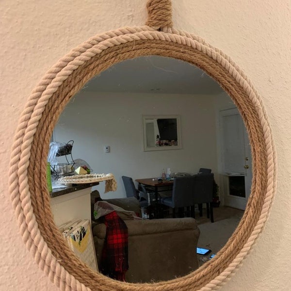Rope Mirror - Etsy