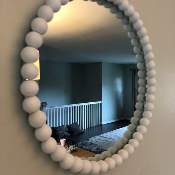 Beaded Mirror - Etsy