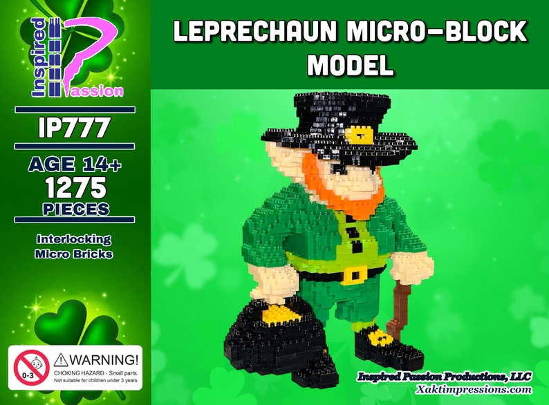 Leprechaun Micro-block Model - Etsy