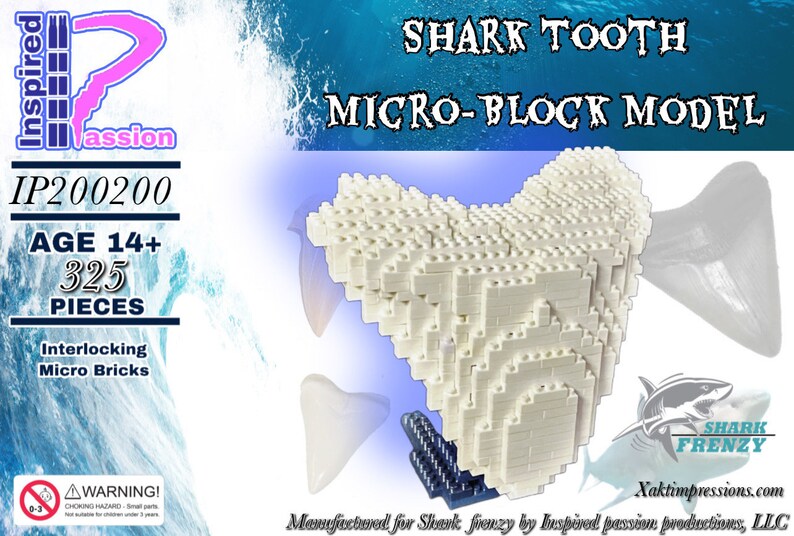 Shark Tooth Micro-block Model - Etsy