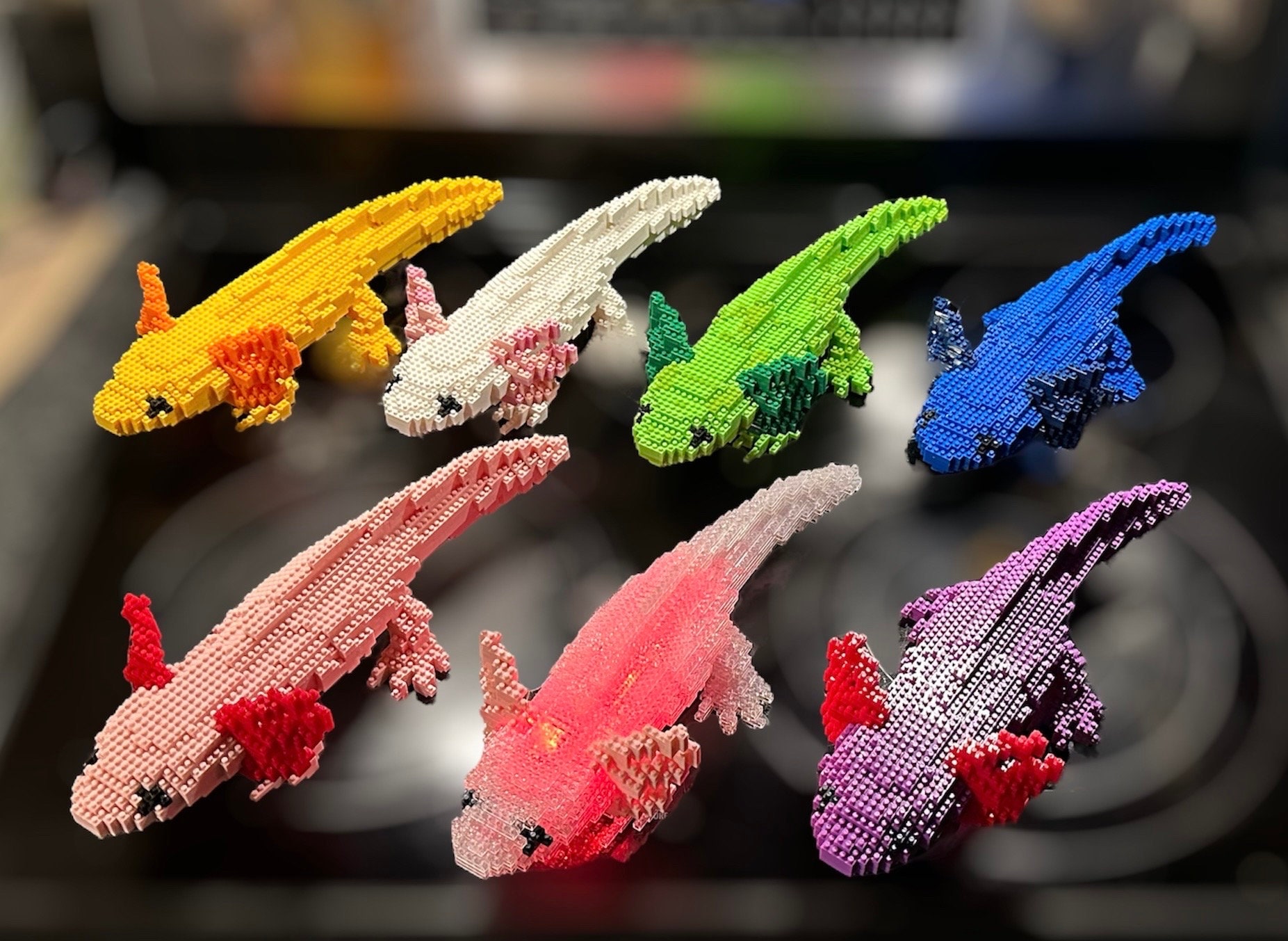 AXOLOTL Mini-morph Micro-block Model - Etsy