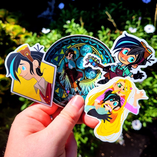 Tangled Stickers - Etsy