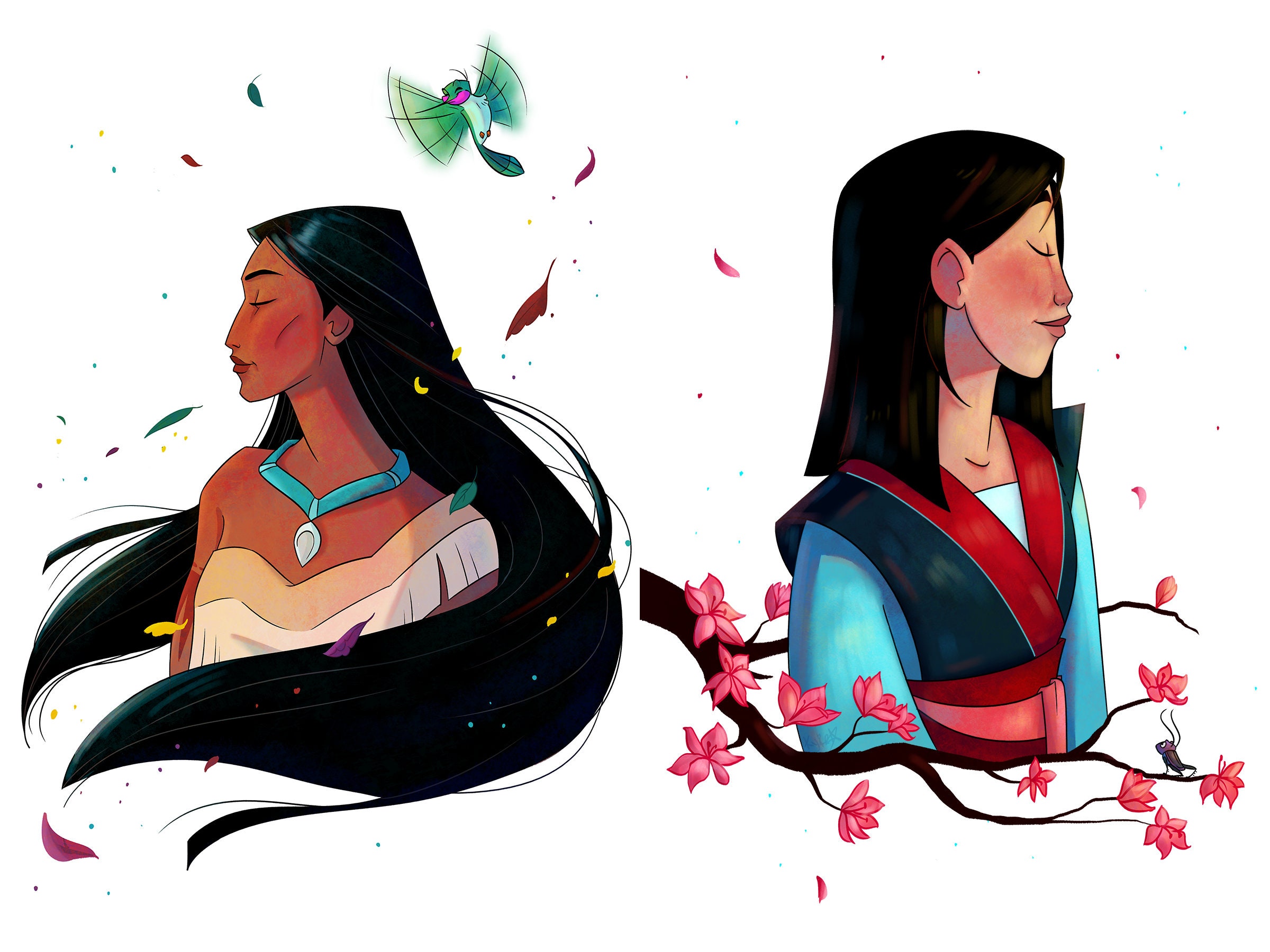 Princess Portraits PRINTS | Etsy