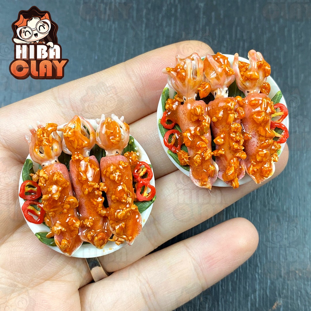 Dollhouse Miniature Polymer Clay Food Model of 1 Plate of Tiny Sweet ...