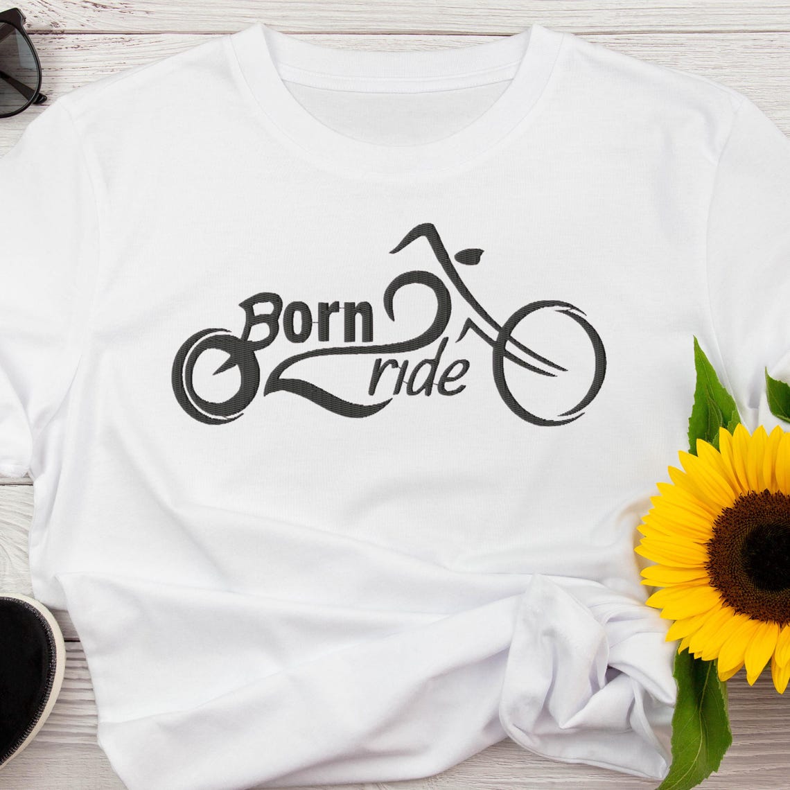 Motorcycle Embroidery Design for Shirt, Motorcycle Machine Embroidery ...