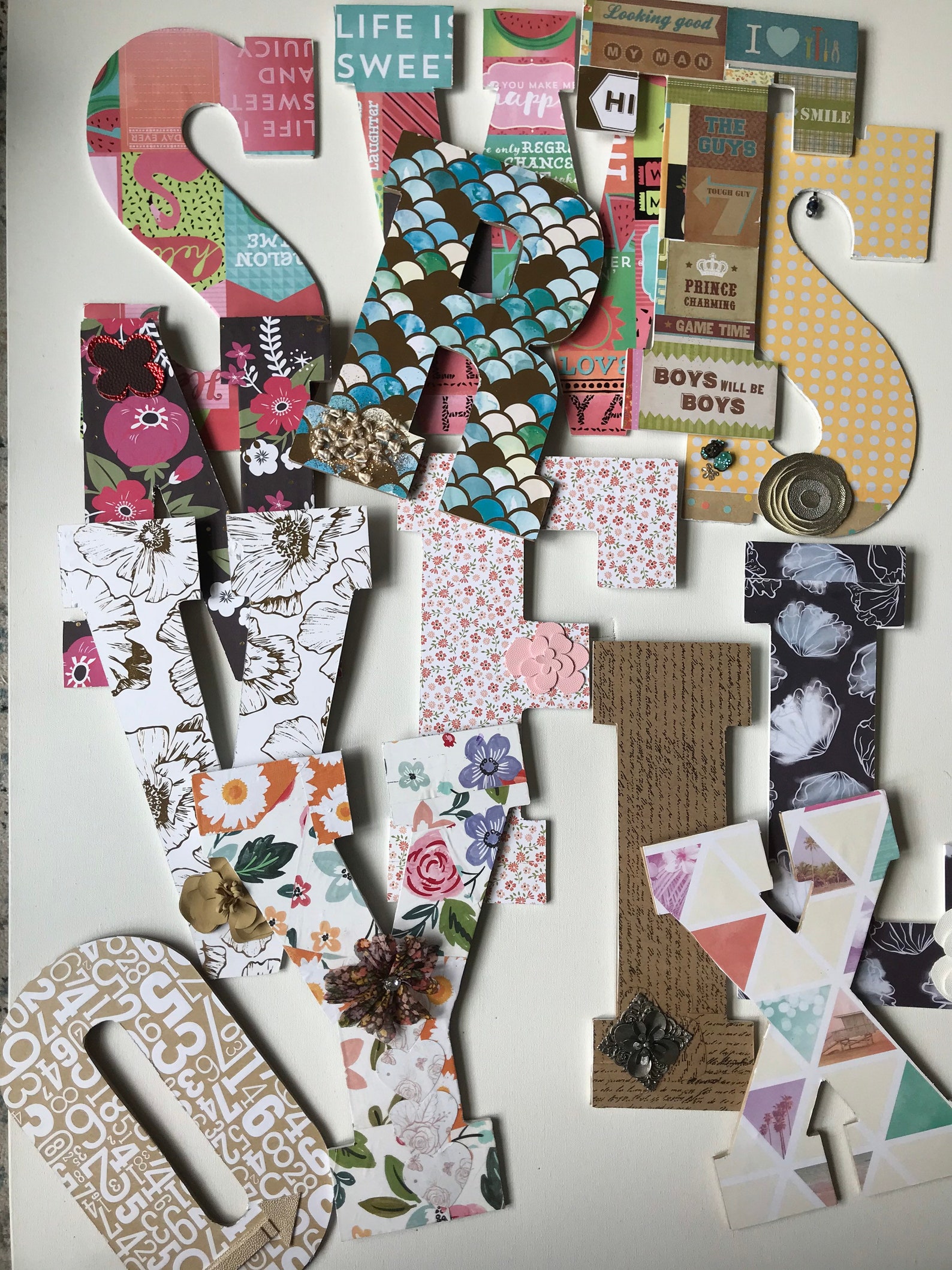 Decorative Wooden Letter Alphabets Block Hanging Wall Letter | Etsy