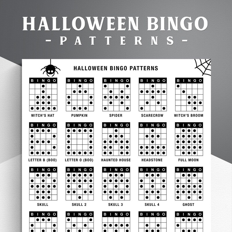 Halloween Bingo - Etsy